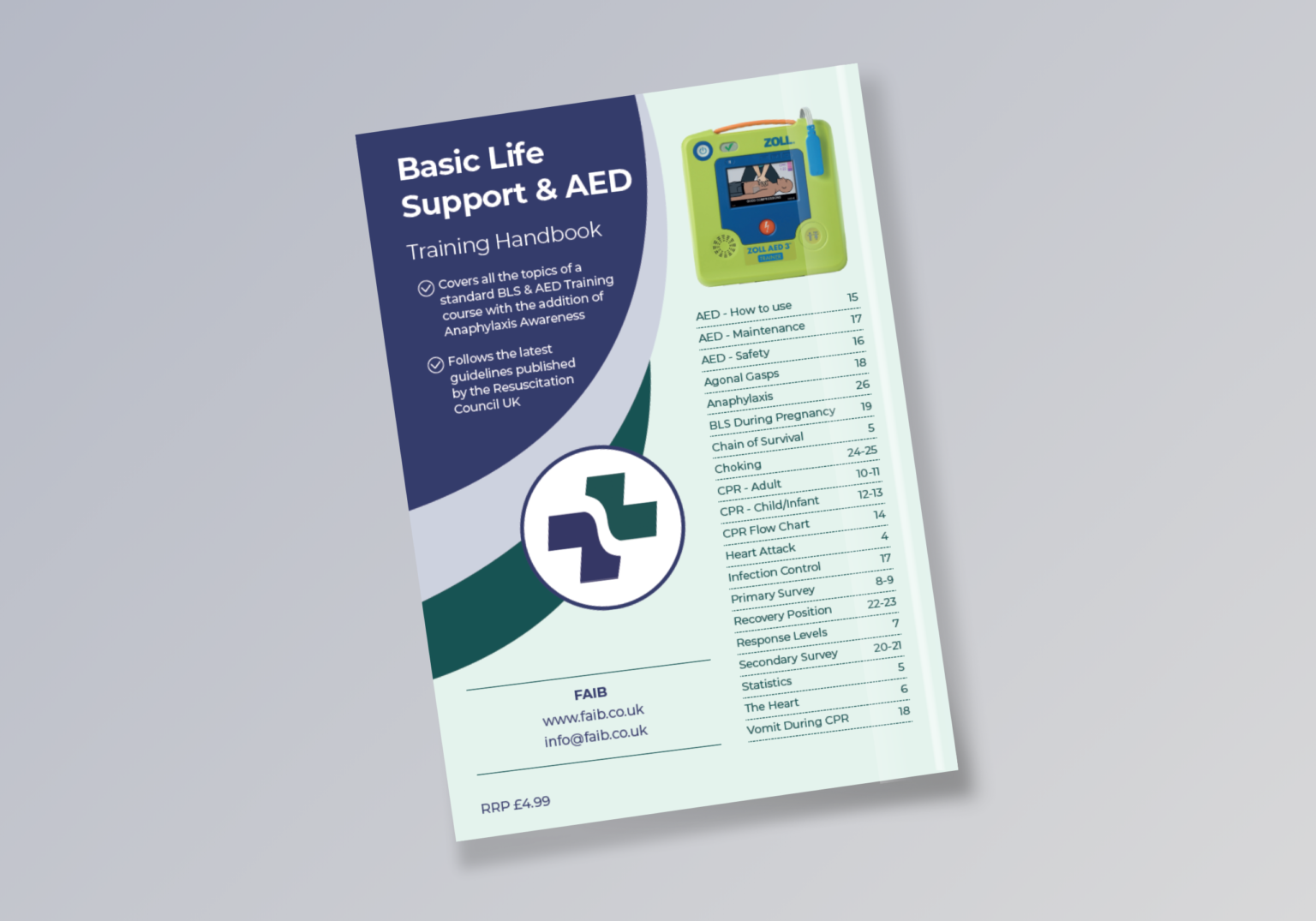 Basic Life Support & AED Training Handbook (A5) - FOFATO - Federation ...